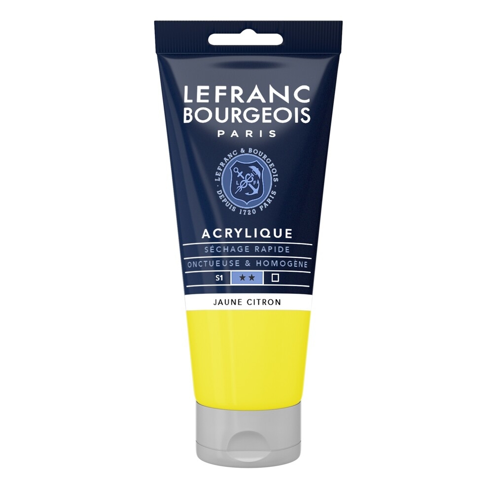 Colore acrilico giallo limone da 80 mL - Lefranc Bourgeois | Brico io
